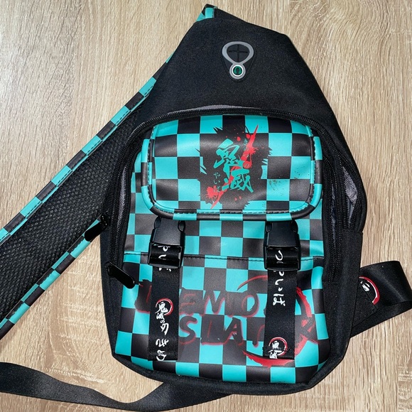 Accessories | Anime Demon Slayer Kimetsu No Yaiba Bags Canans Chest Bag ...